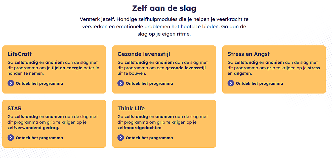 MoodSpace versterkt mentale gezondheid van studenten | Zelfmoord 1813