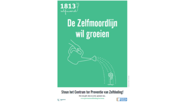 Affiche Steun de Zelfmoordlijn | Zelfmoord 1813